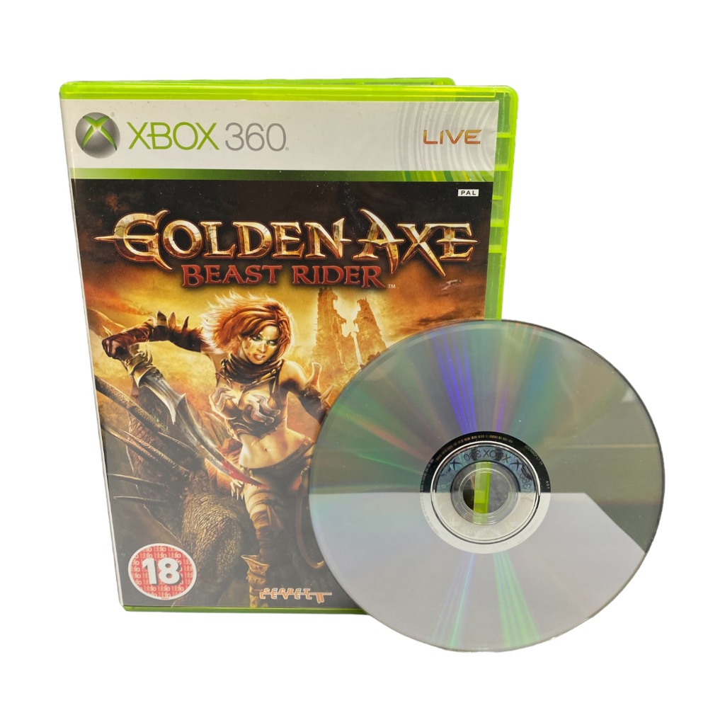 Pre-owned Microsoft Xbox 360 game Golden Axe: Beast Rider - Own4Less